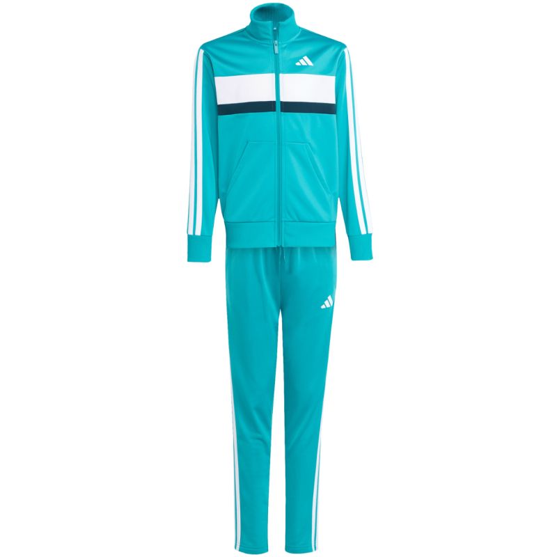 adidas Seasonal Essentials Tiberio 3-Stripes Tricot Jr Tracksuit JN2245 ...