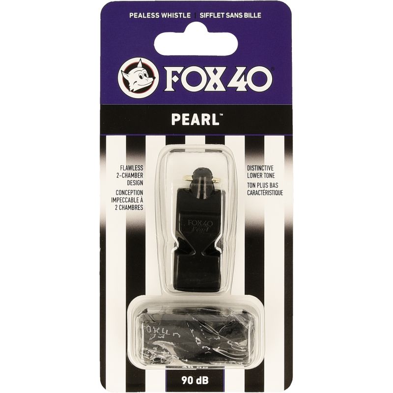 Pearl Fox whistle 40 + string black – Your Sports Performance