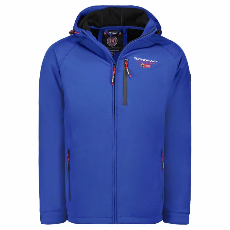 Geographical Norway Takito DB 009 M WY1163H/GN-ROYAL BLUE Softshell Ja ...